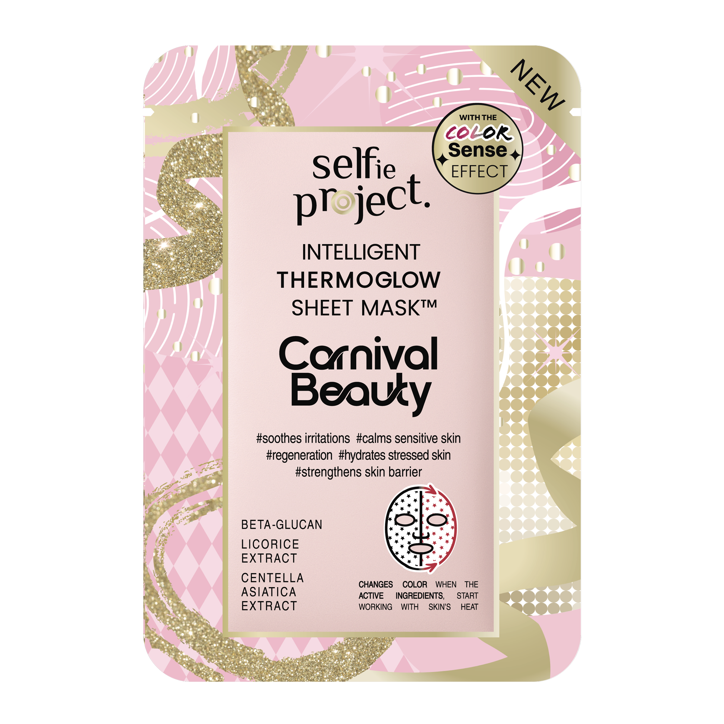 Selfie Project - Pleťová maska Termoglow Carnival Beauty | Rossmann.cz